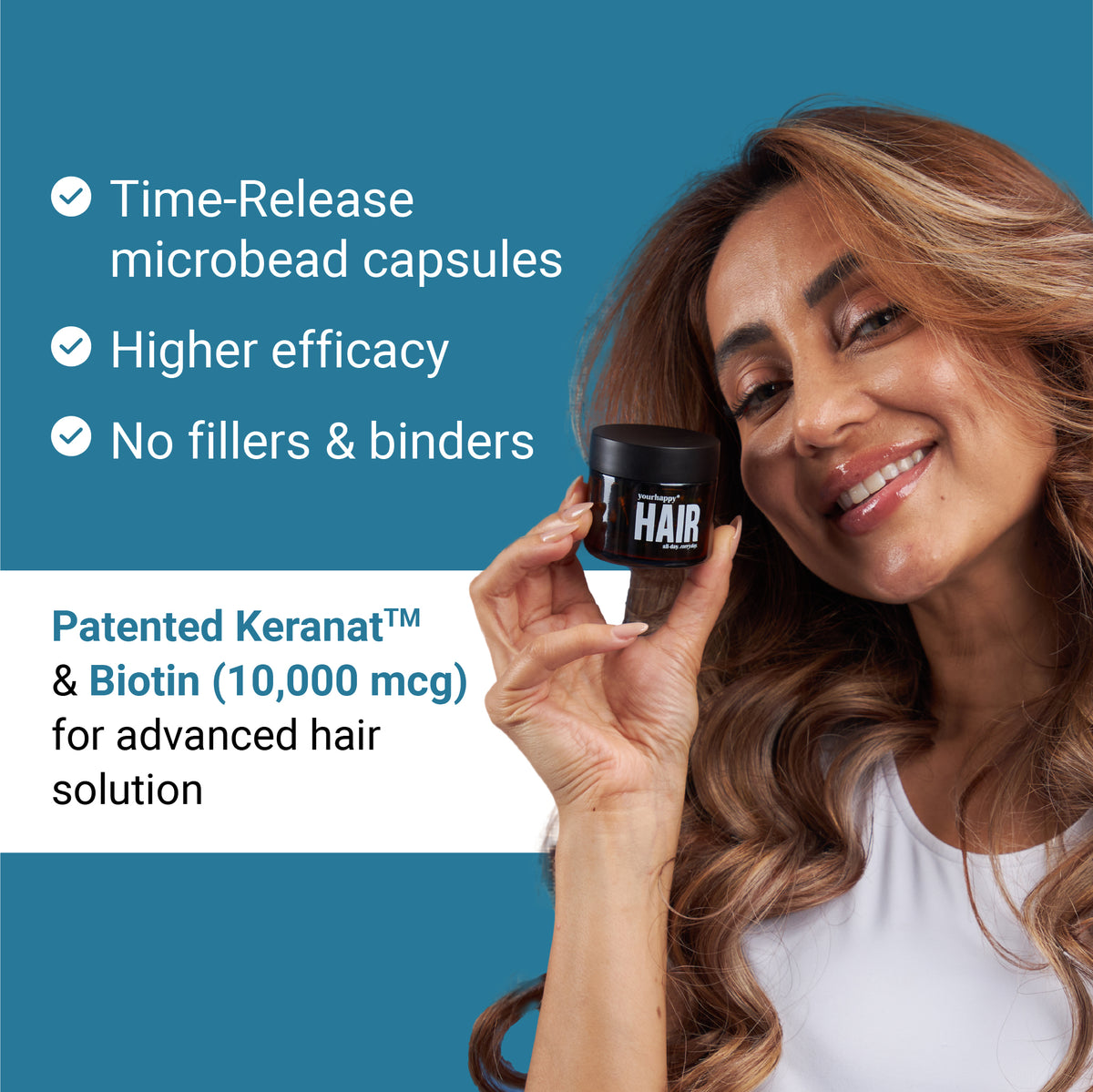 Best Collagen & Hair growth Supplement in India - YourHappyLife