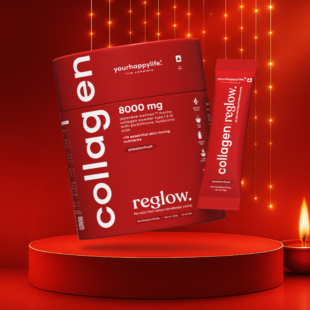 Pure Marine Collagen Reglow - contains 8000mg Wellnex™ Collagen & L ...